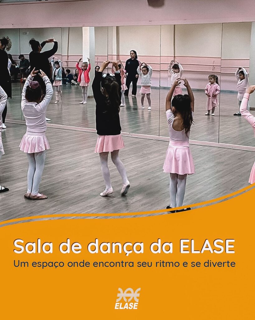 Sala de dança da ELASE. - Elase