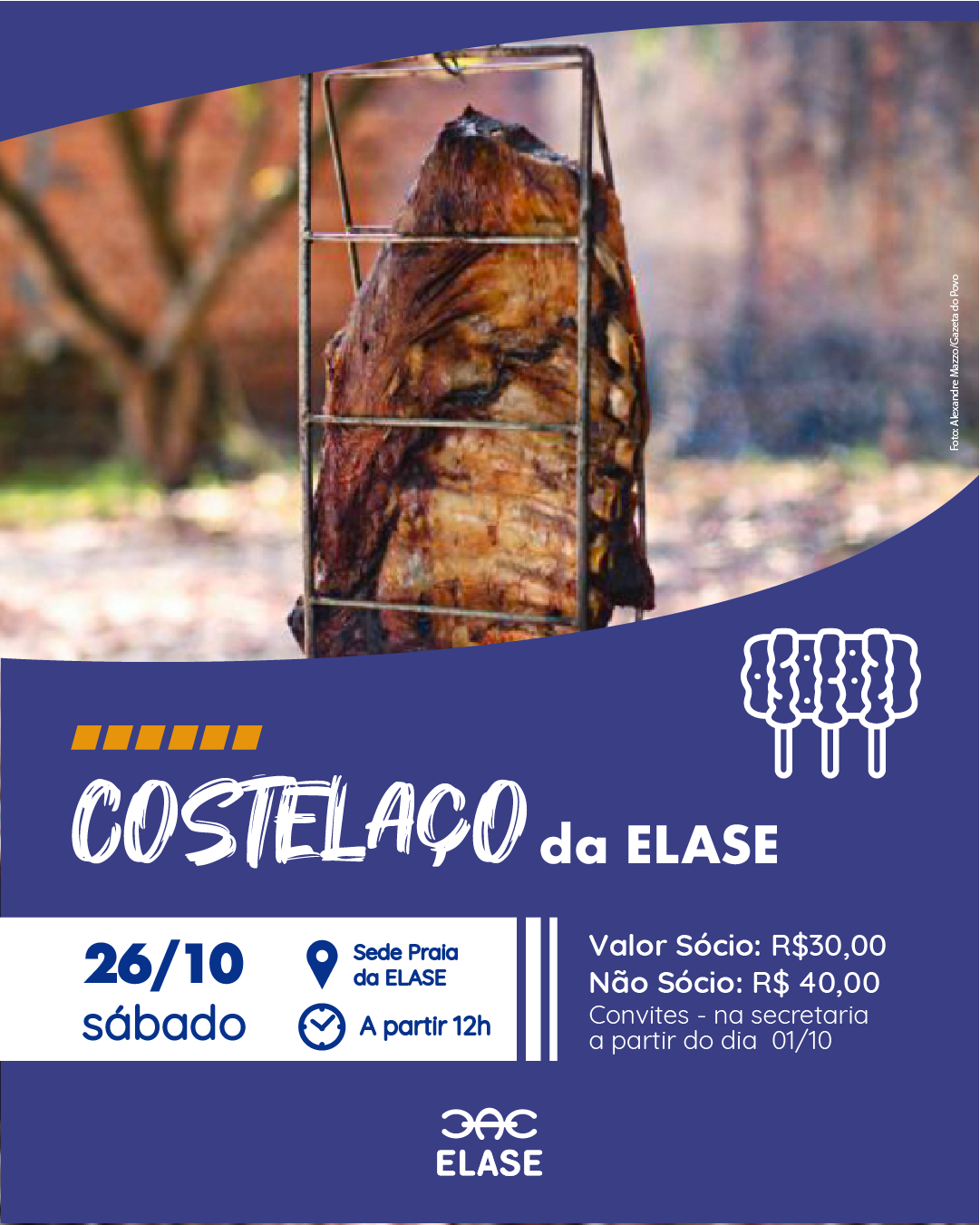 Vem ai mais uma edição do Costelaço da ELASE. - Elase